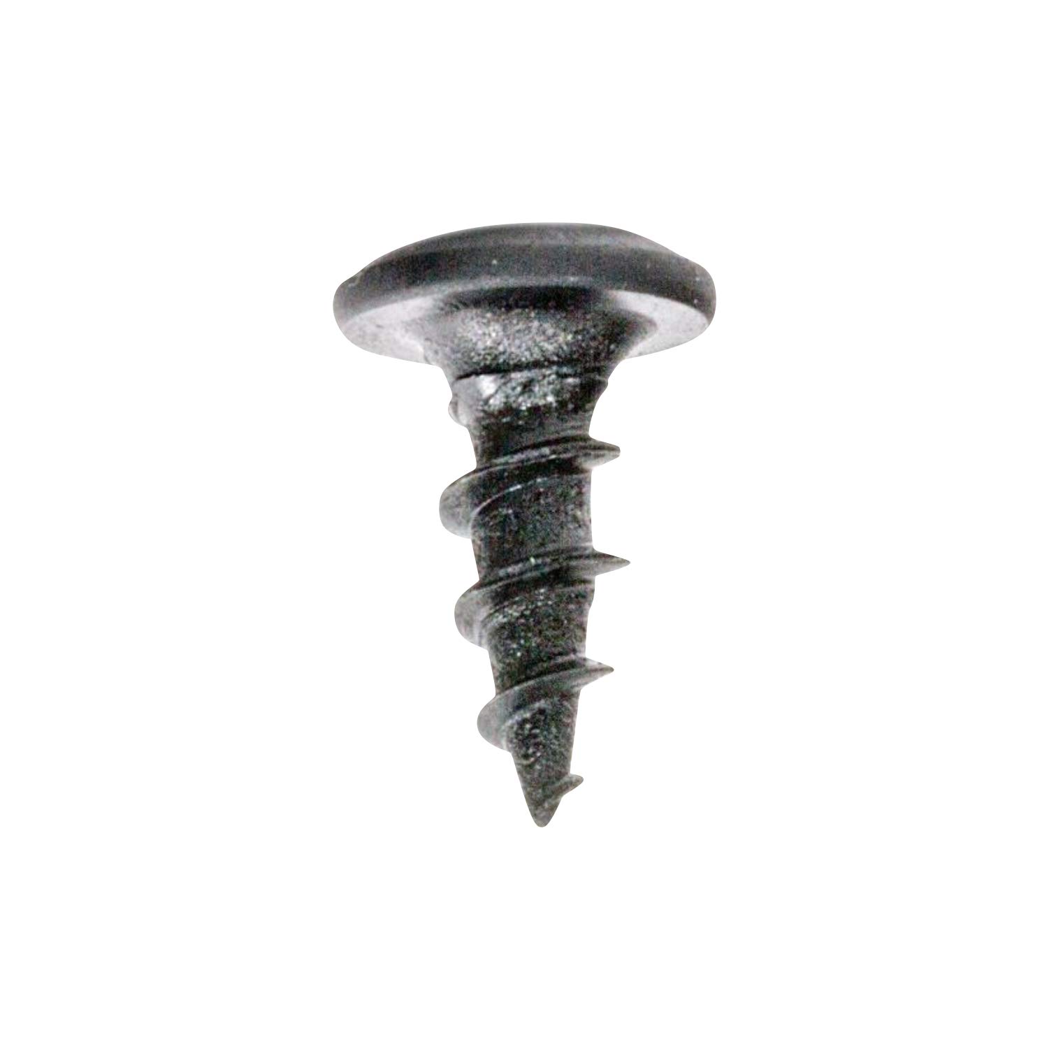 Rok Hardware 100 Pack #8 x 7/16" Deep Coarse Thread Phillips Truss Head Wood Screws Black MDF