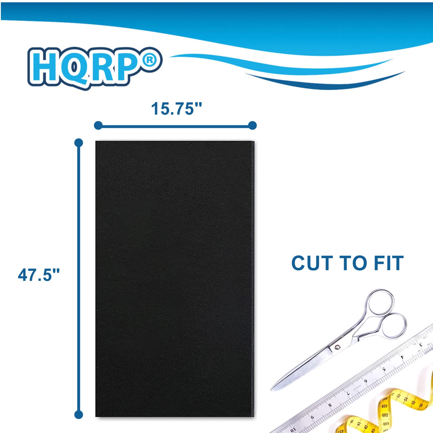 HQRP Odor-Reducing Pre-Filter compatible with Kenmore/Sears 83155, 83120 Replacement