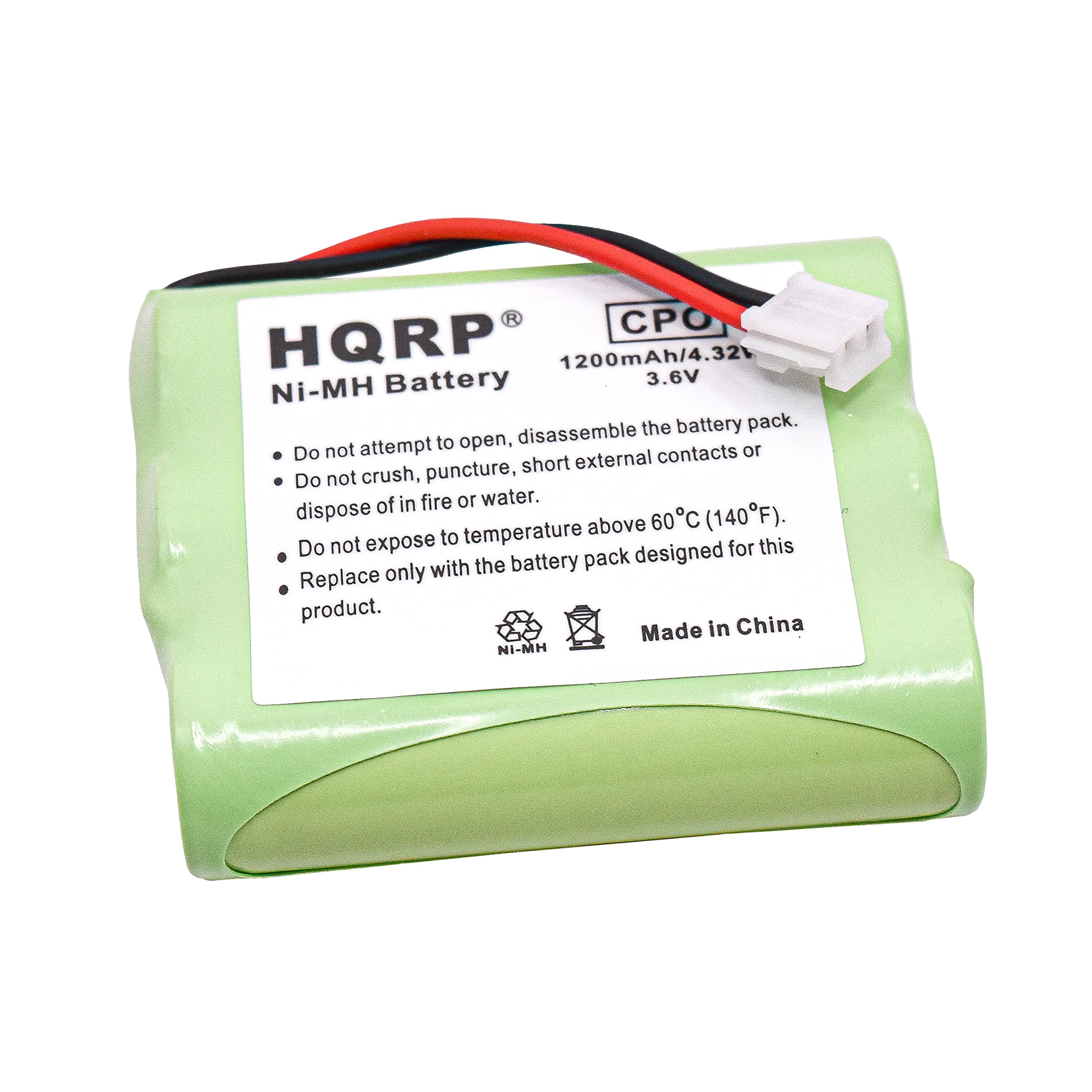 HQRP Phone Battery Compatible with General Electric GE 27923, 27928, 27933, 27938, 27944, 27923GE1 Cordless Telephone