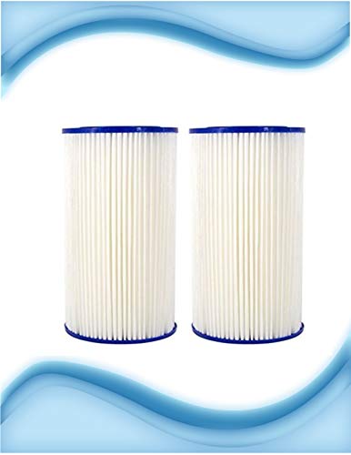 CFS – 2 Pack Pleated Water Filter Cartridges Compatible with S1-BB Models – Remove Bad Taste & Odor – Whole House Replacement Water Filter Cartridge, 20 Micron - White