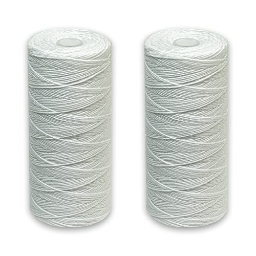 CFS â 2 Pack Polypropylene String Wound Water Filter Cartridges Compatible with Culligan Sediment Filter, Heavy Duty Well Water Filter Models â Whole House Replacement Filter Cartridge â 5 Micron