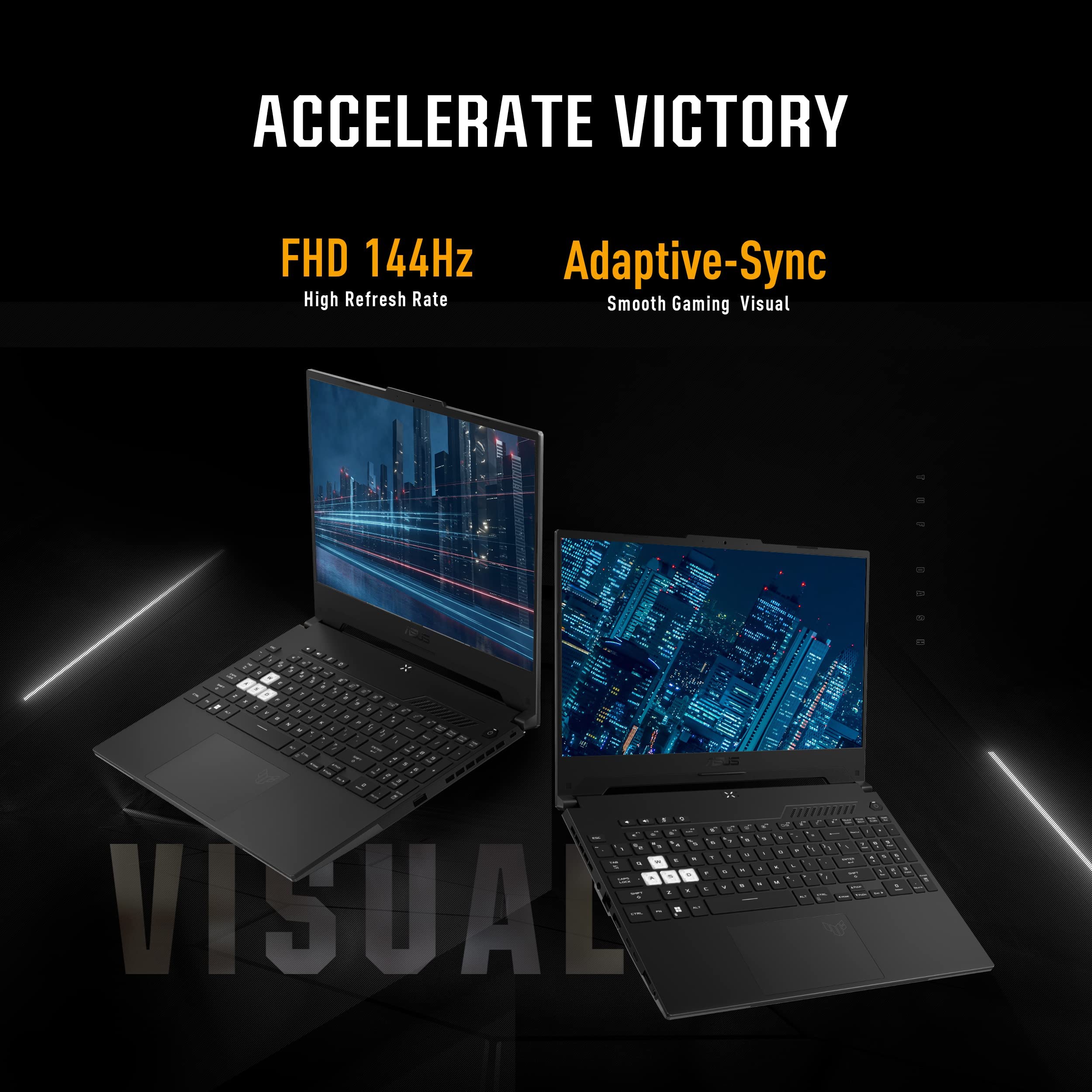ASUS TUF Gaming Laptop, 15.6 inch FHD Display, Intel Core i7-12650H, GeForce RTX 3060, 32GB RAM, 1TB SSD, 144Hz Refresh Rate, Backlit Chiclet Keyboard, Wi-Fi 6, Windows 11 Home, Bundle with JAWFOAL