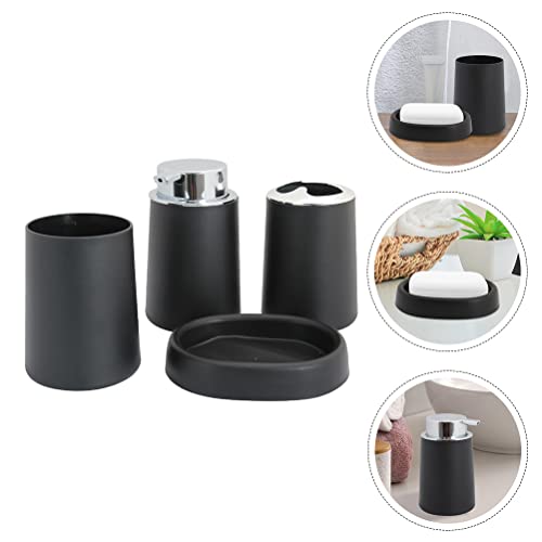 Beaupretty 1set Bathroom Set Lotion Bottle The Handy Hotel Bathroom Accessories Home Bathroom Accessories Tumbler Rinsing Cup Soap Lotion Bathroom Washing Accessory Toothbrush Cup