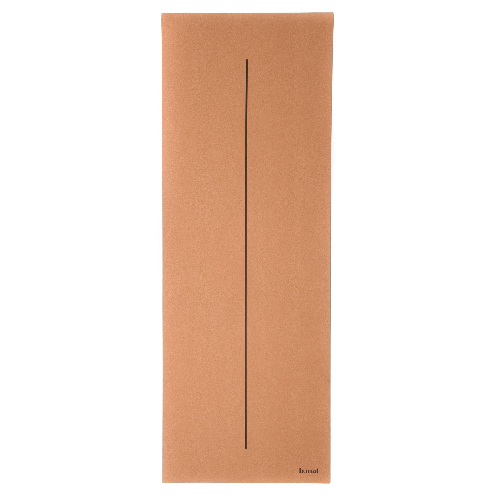B Yoga Cork 4mm B Mat, 100% Cork Top / 100% Rubber Bottom - for Yoga, Pilates, Workout and Floor Exercises, 72"