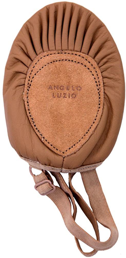 Bodywrappers Twyla totalSTRETCH Leather Half Sole Slipper, Jazzy Tan-11 M