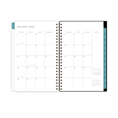 Blue Sky™ Kelly Ventura Weekly/Monthly Planning Calendar, 5" x 8", Spring Blue, January to December 2023, 142011