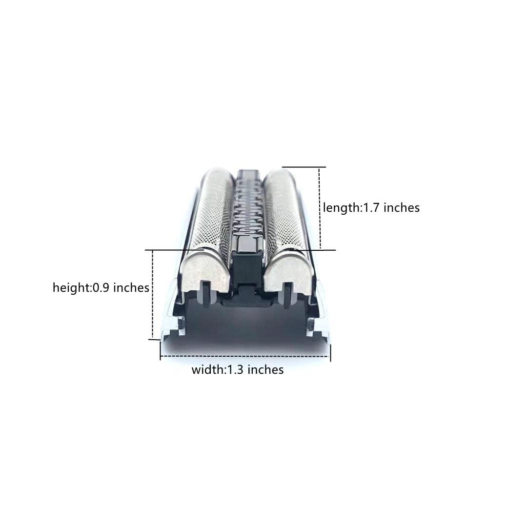 Benzili for Braun Series 7 70S Electric Shaver Replacement Head Cassette fit for Series 7 Shavers 720,750CC,760CC,765CC,790CC,799,797,Shaver Foil Cassette Head Replacement Part–Silver