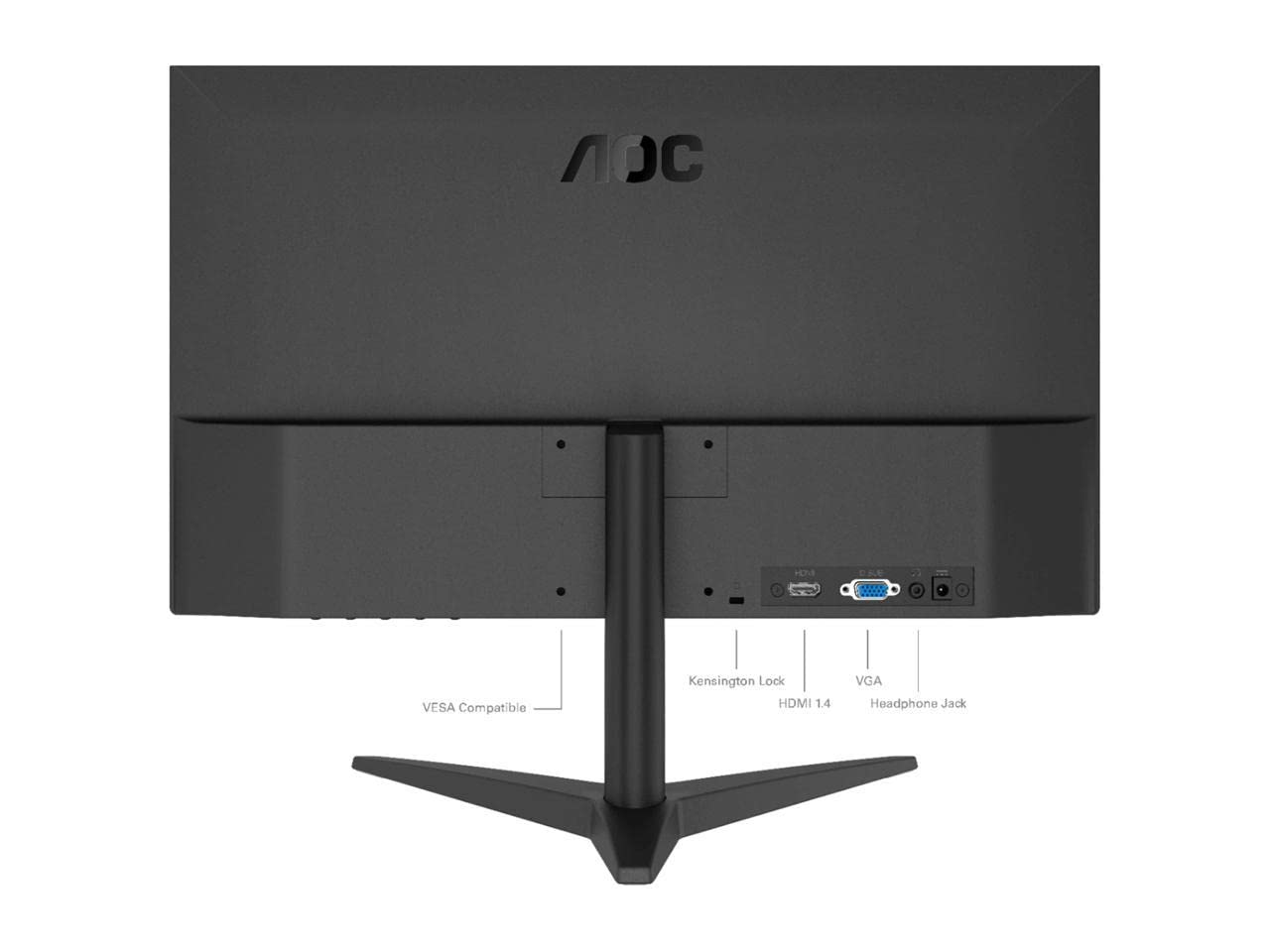 AOC 262856 Monitor 24b1xhs 23.8 Fhd Ips 1920x1080 16:9 7ms Vga Hdmi Retail