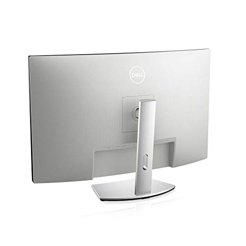 Dell S3221QS 32 Inch Curved 4K UHD, VA Ultra-Thin Bezel Monitor, AMD FreeSync, HDMI, DisplayPort, Built in Speakers, VESA Certified, Silver