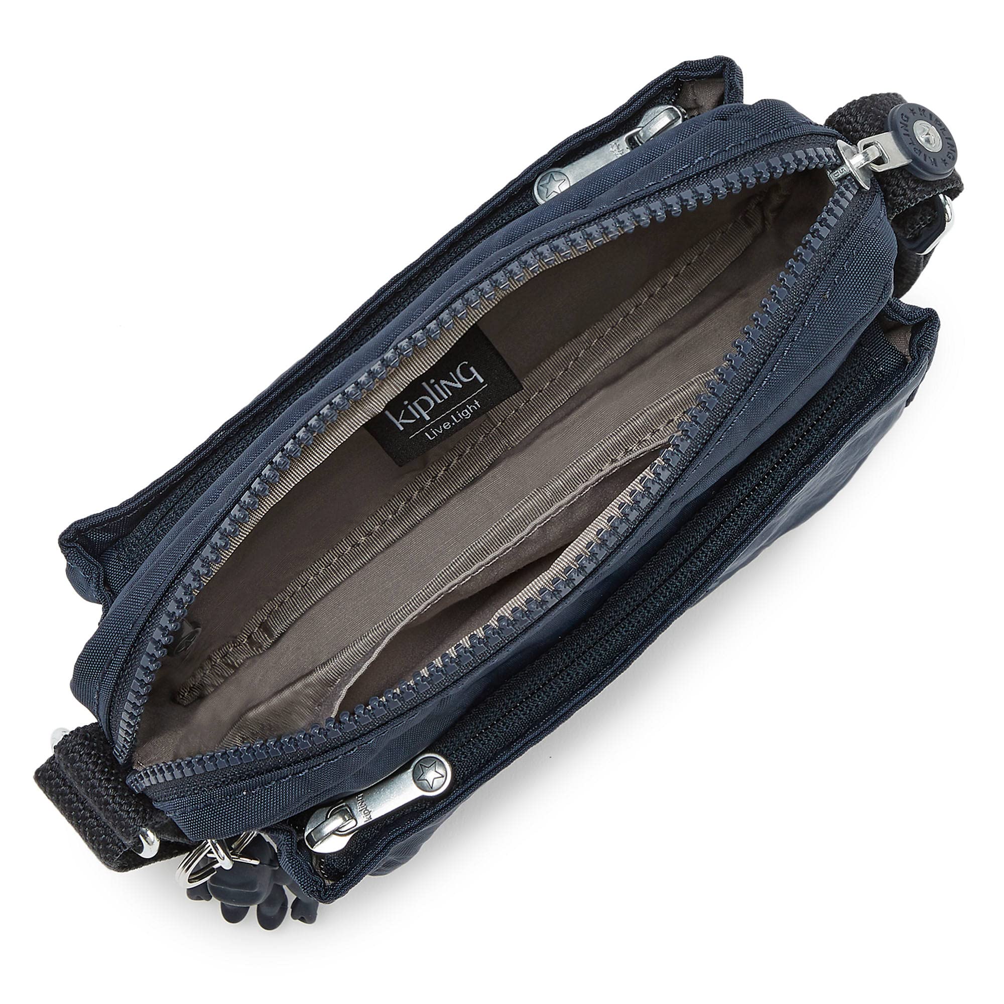 Kipling womens Women's Abanu Crossbody Handbag, Blue Bleu 2, 9.5 L x 6.75 H 3.5 D US