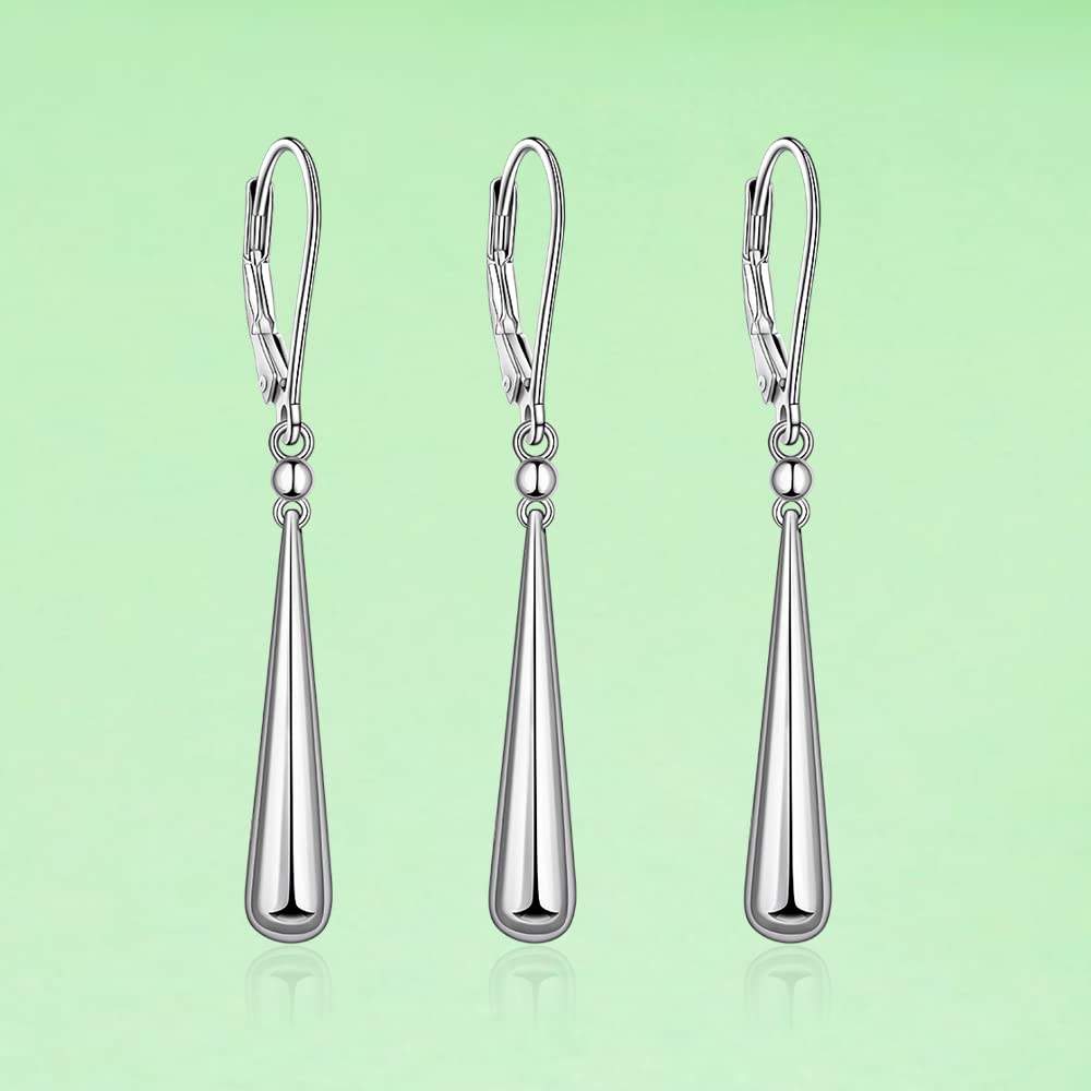 Baseball Bat Bar Earrings Hypoallergenic Sterling Silver Dangle Drop Weird One Piece 3Pcs Earring Hooks Mini Cool Small Christmas Holiday Cosplay Gift