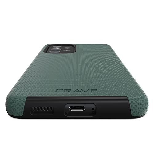 Crave Dual Guard for Samsung Galaxy A53 Case, Shockproof Protection Layer Case 5G - Forest Green