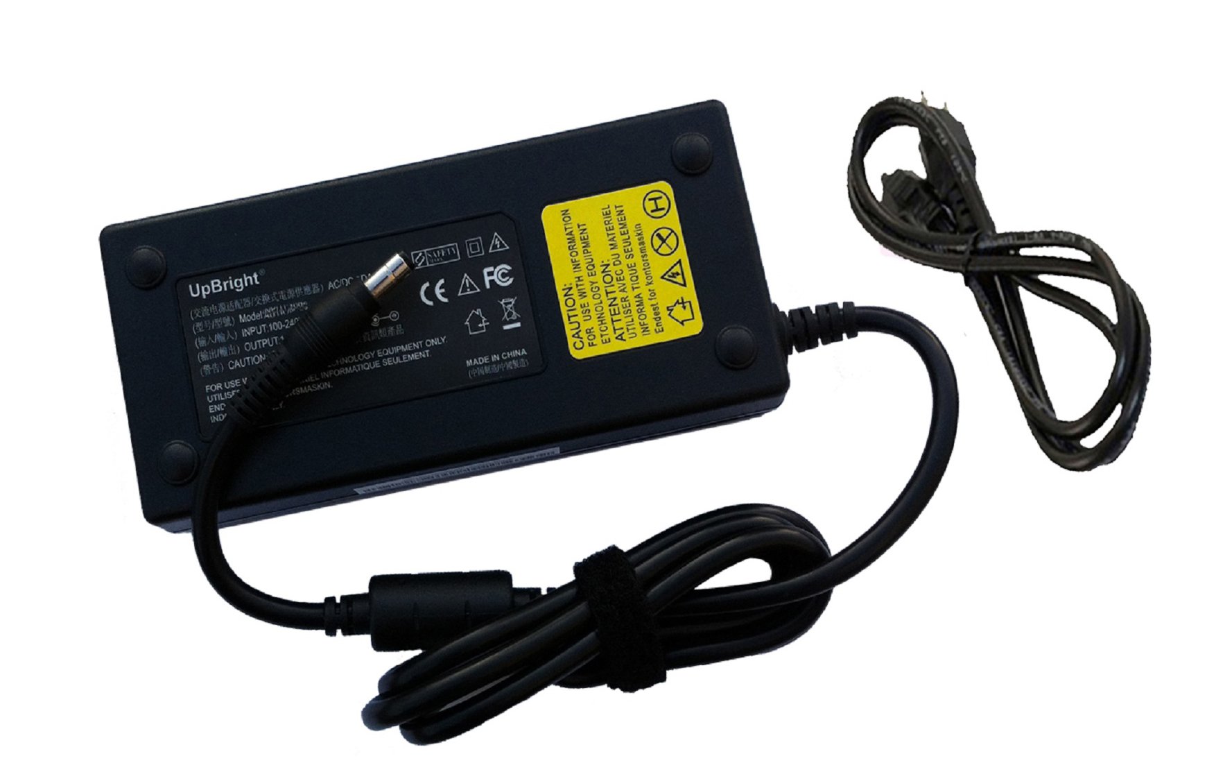 UpBright 19V AC/DC Adapter Compatible with WD My Cloud PR4100 Pro Series WDBNFA0160KBK WDBNFA0160KBK-NESN WDBNFA0080KBK NESN WDBNFA0000NBK NESN NAS Network Storage 19VDC 6.32A 120W Power Supply Cord