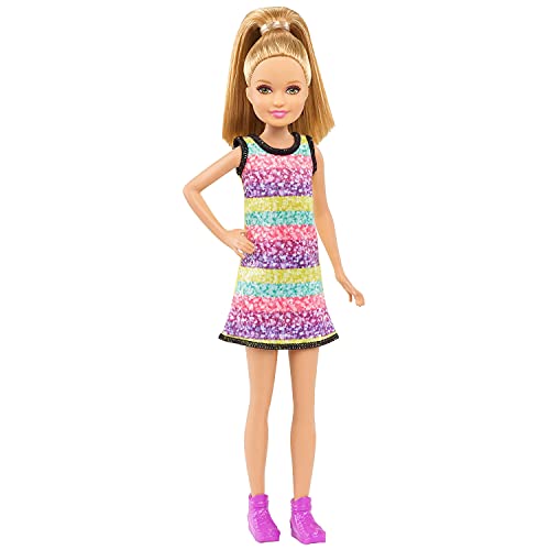 Barbie Playset with 4 Sister Dolls and Limo that Opens and Expands to 2 Feet, Includes 10+ Party Accessories, Gift for Kids 3 to 7 Years Old