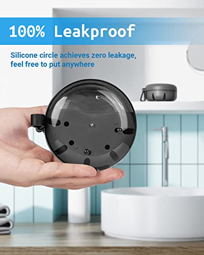 Denture Bath Case, Denture Cup, Leak Proof Portable Retainer Case, Denture Cleaning Kit with Cleaner Brush, Denture Box with Strainer & Mirror, Denture Case for Aligner Retainer Mouth Guard