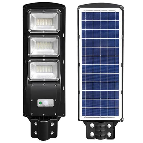 CDAZEAZLO LED Human Body Sensing Light,Solar Street Lights Outdoor Waterproof, LED Wide Angle Lamp with Motion Sensor and Remote Control, for Parking Lot, Yard, etc.,150W