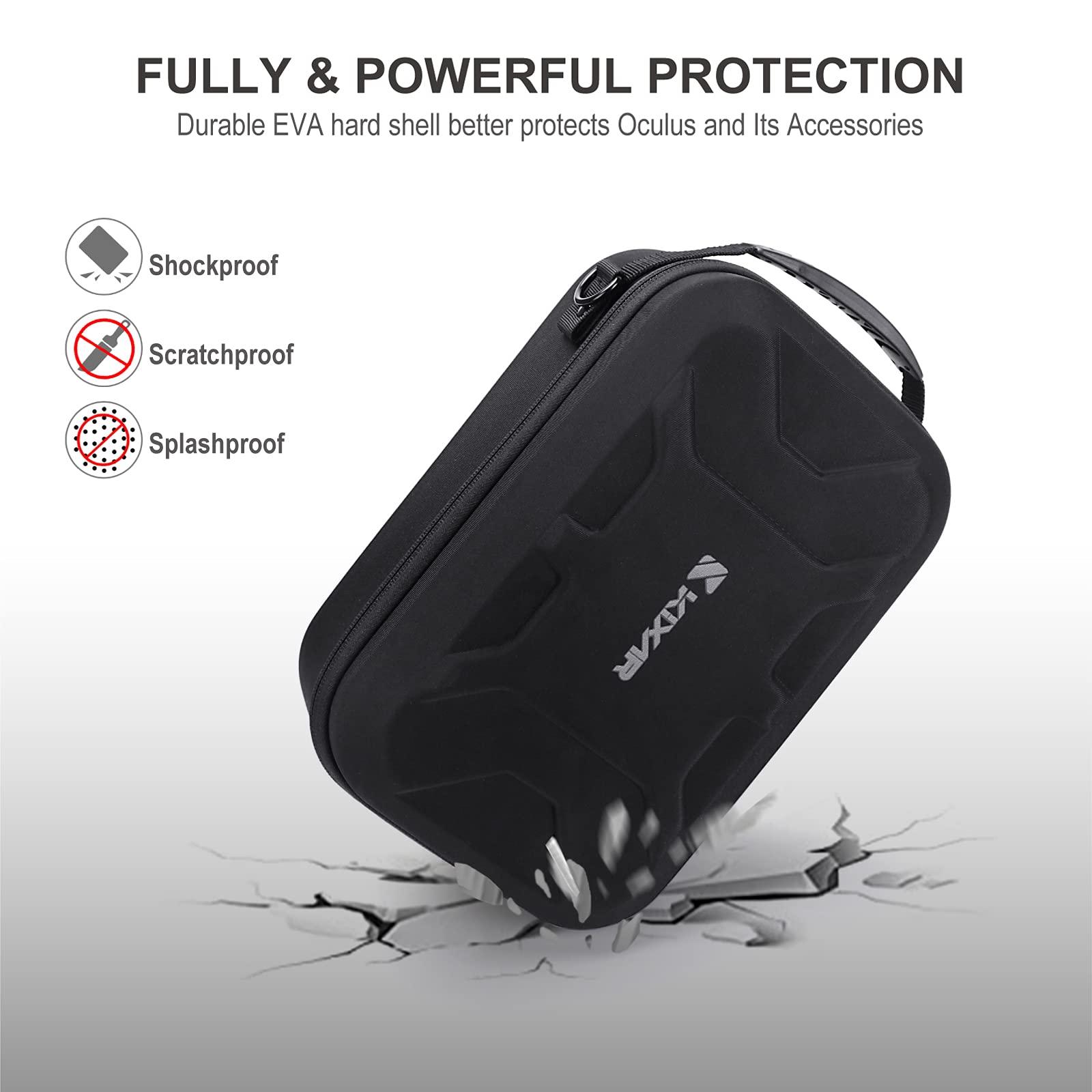 KIXAR VR Hard Carrying Case