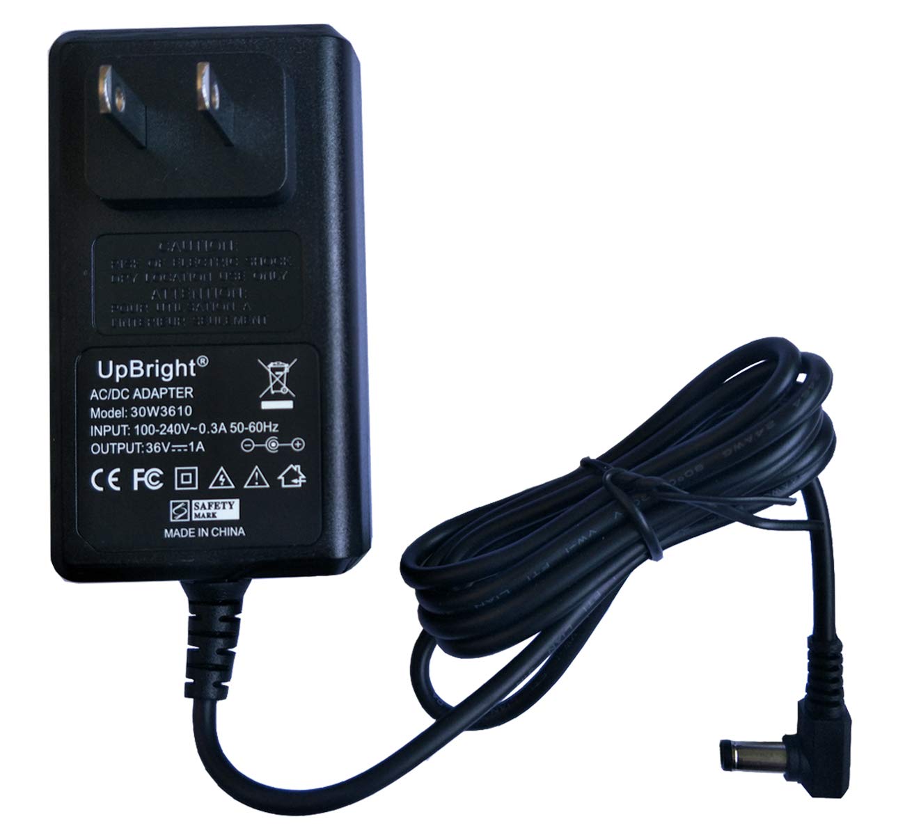 UpBright 36V AC/DC Adapter Compatible with Model YS35-3601000U CND LED Light Lamp Dryer 9200 09200 90200 C09200 JP3600 GM-769323 36V1A CND C LED 3C Technology 769323 UV KLC-3600100 Lamp Dryer 100-240V