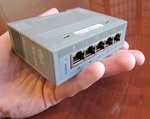 ICP DAS NS-205 10/100 Mbps speed Unmanaged 5-Port Industrial Ethernet Switch with Din Rail Mount