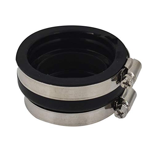 Carburetor Intake Boot Joint W/Clamps Replacement for Yamaha 660 YFM660F 4X4 02-08
