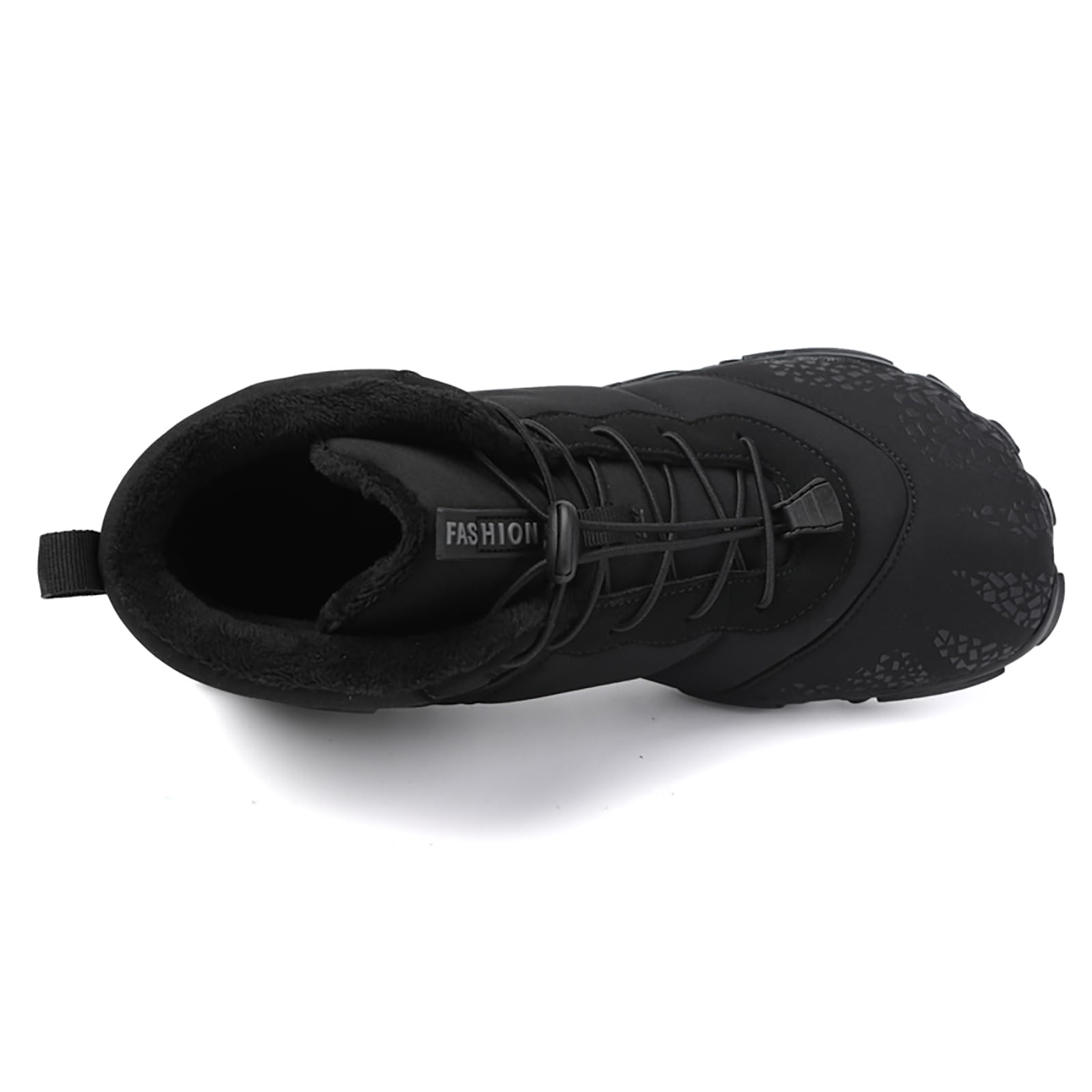 Barefoot Shoes Men Women Wide Toe Box Winter Cross Trainer Minimalist Zero Drop Sole Cotton Boots Sneakers Black
