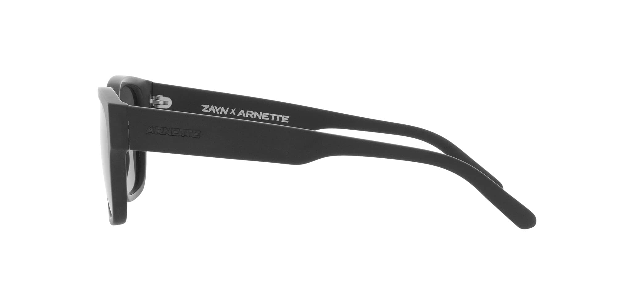 ARNETTE Man Sunglasses Matte Black Frame, Dark Grey Lenses, 54MM