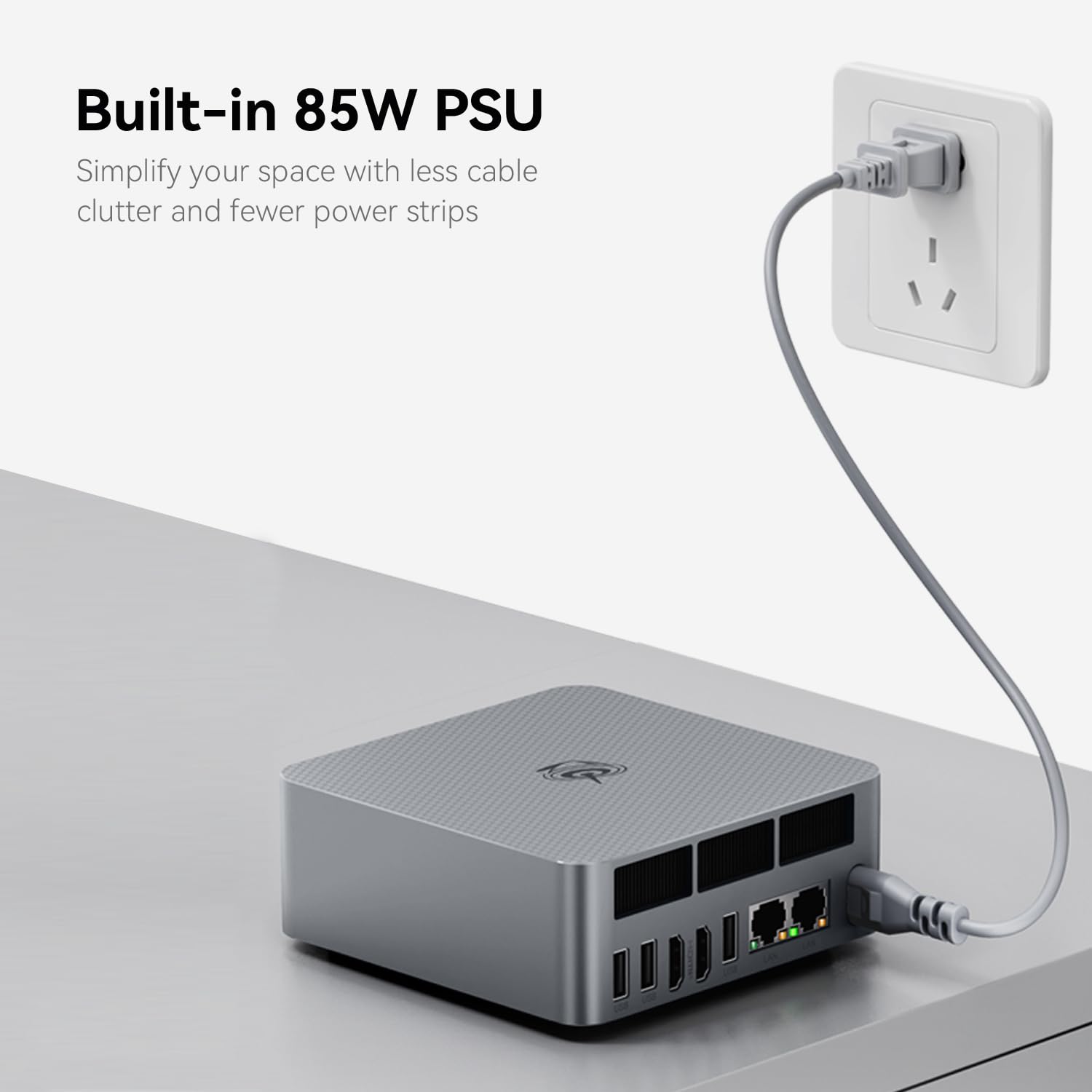 Beelink SER Pro Mini Pc AMD Ryzen5 5600H (6C/12T Up to 4.2GHz) Windows11Pro Computers 16GB DDR4 500GB NVMe SSD,Graphics 7core 1800 MHz,with WiFi 6E/BT-5.0/USB C,Support 2.5'HDD/Auto Power On