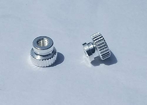 Bach Stradivarius Trumpet First Third Slide Trigger Stop Rod Nut Screw SILVER PLATED Set of 2