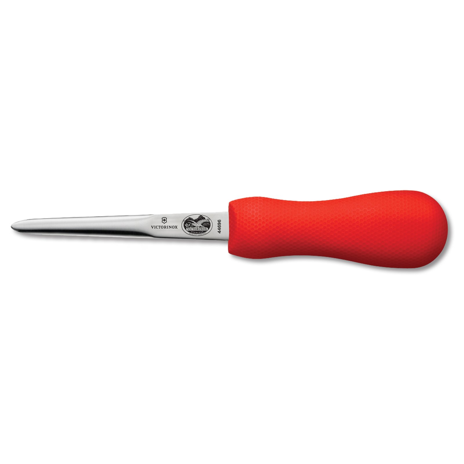Victorinox - 44696 Victorinox 7.6399.6-X1 Oyster Knife 4-Inch Boston Style Blade, Red SuperGrip Handle