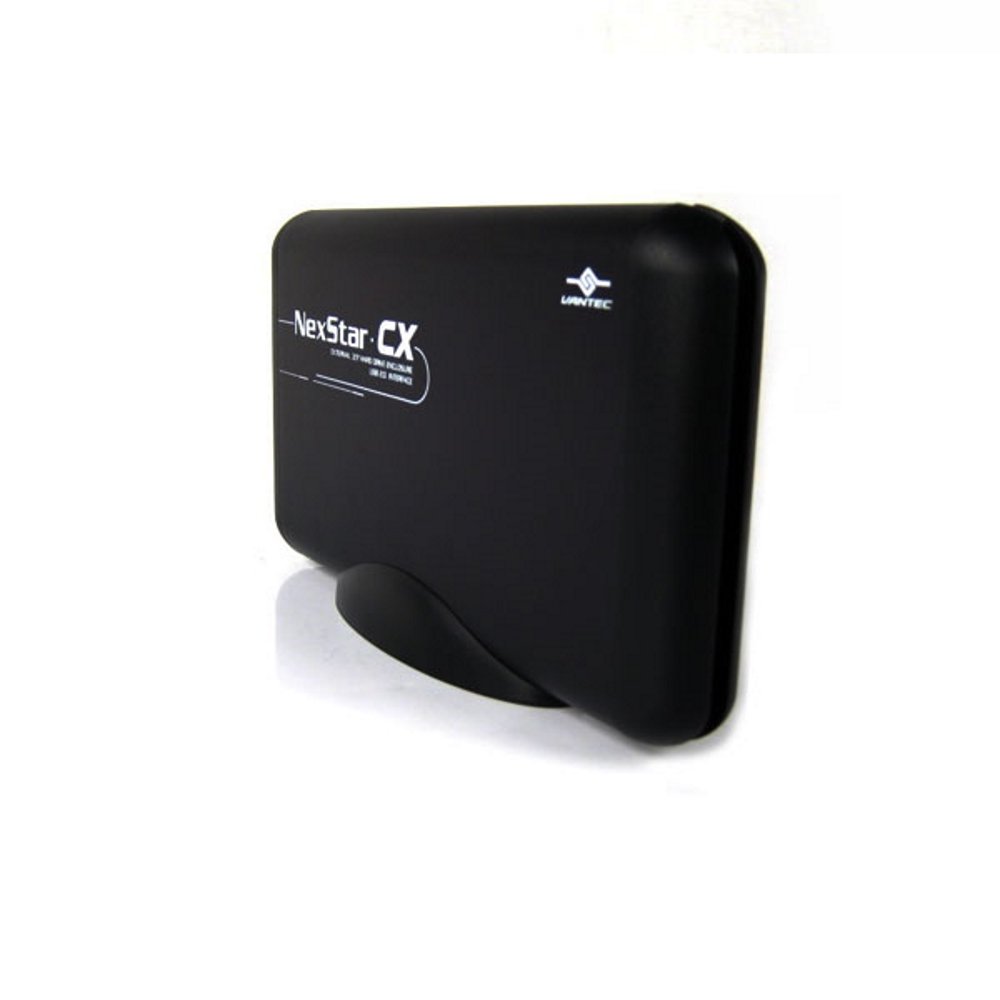 Vantec NexStar CX NST-300S2-BK 3.5-Inch SATA to USB 2.0 External Hard Drive Enclosure (Black)