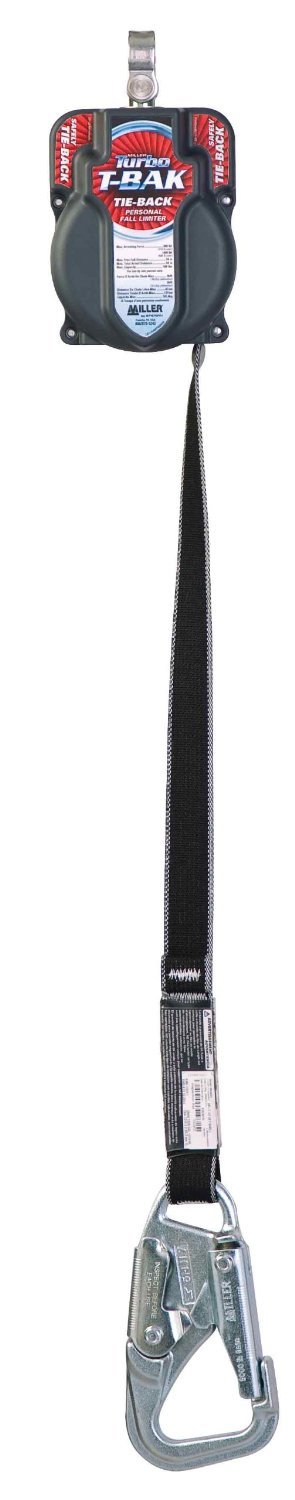 Honeywell MFLT-1/7.5FT Miller by 7 1/2' Turbo T-BAK 1'' Polyester Vectran Web Tie-Back Personal Fall Limiter with Without Unit Connector, English, 23.01 fl. oz., Plastic, 1" x 1" x 1"