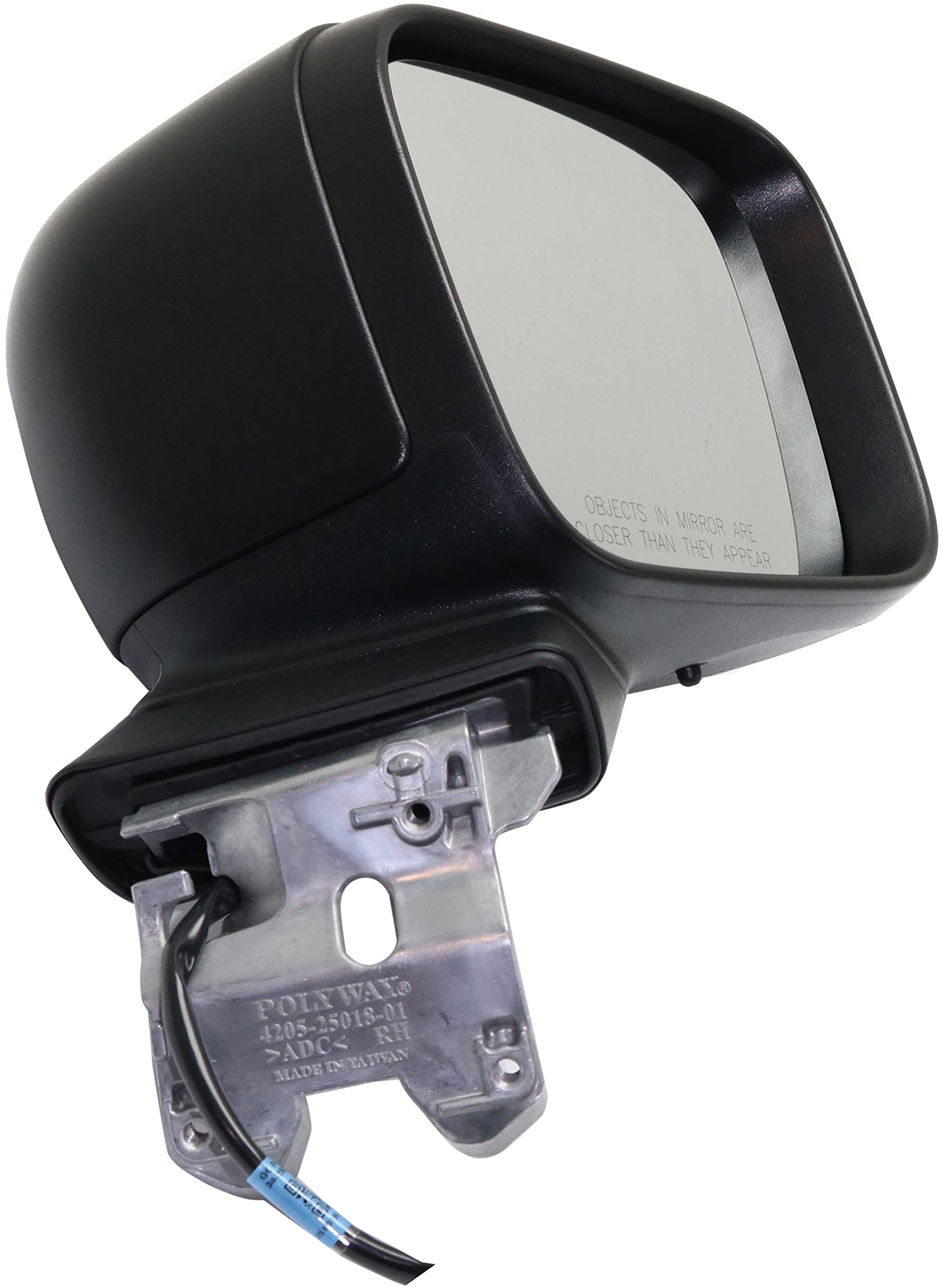 Kool Vue Driver & Passenger Side Power Heated Mirrors for Jeep Renegade 2015-2023 Without Signal Light, Blind Spot Monitor & Memory Textured