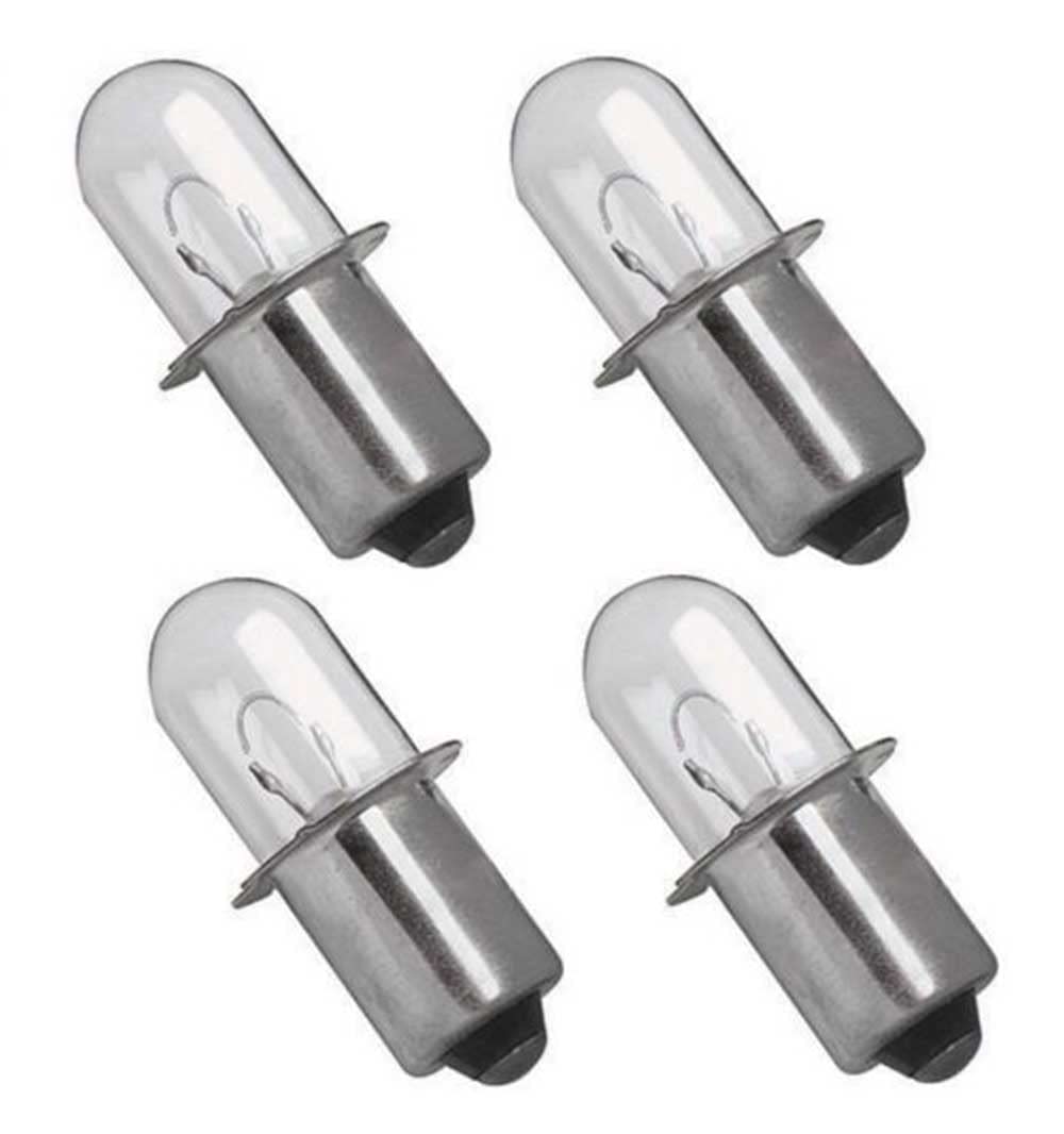 MaxLLTo 4 Pack Replacement 18 Volt Flashlight Xenon Bulb for Ryobi 18V P700 FL1800 P703 P704 Cordless Worklights