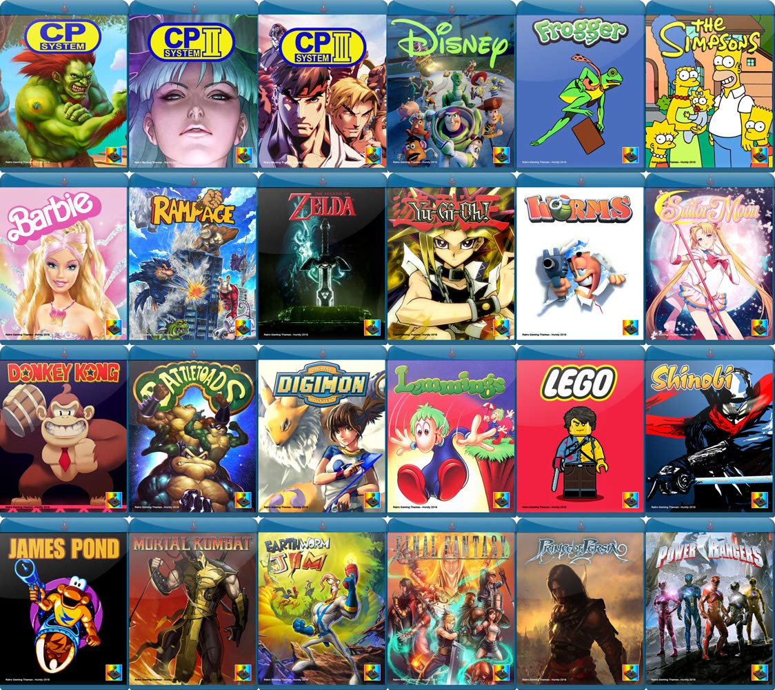 BeiErMei Raspberry Pi 4B 400 Game System Retropie RetroArch EmulationStation Preloaded 64GB Games Plus Data with Class 10 MicroSD TF Card, Only Work with Raspberry Pi 4B 400, KODI+LXDE Video Previews