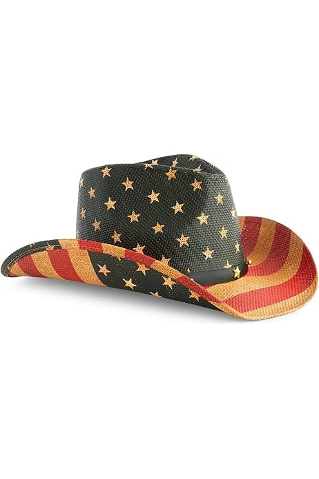 Beer Snob Barware Cardboard Cowboy Hat, Compatible w/PBR Blue