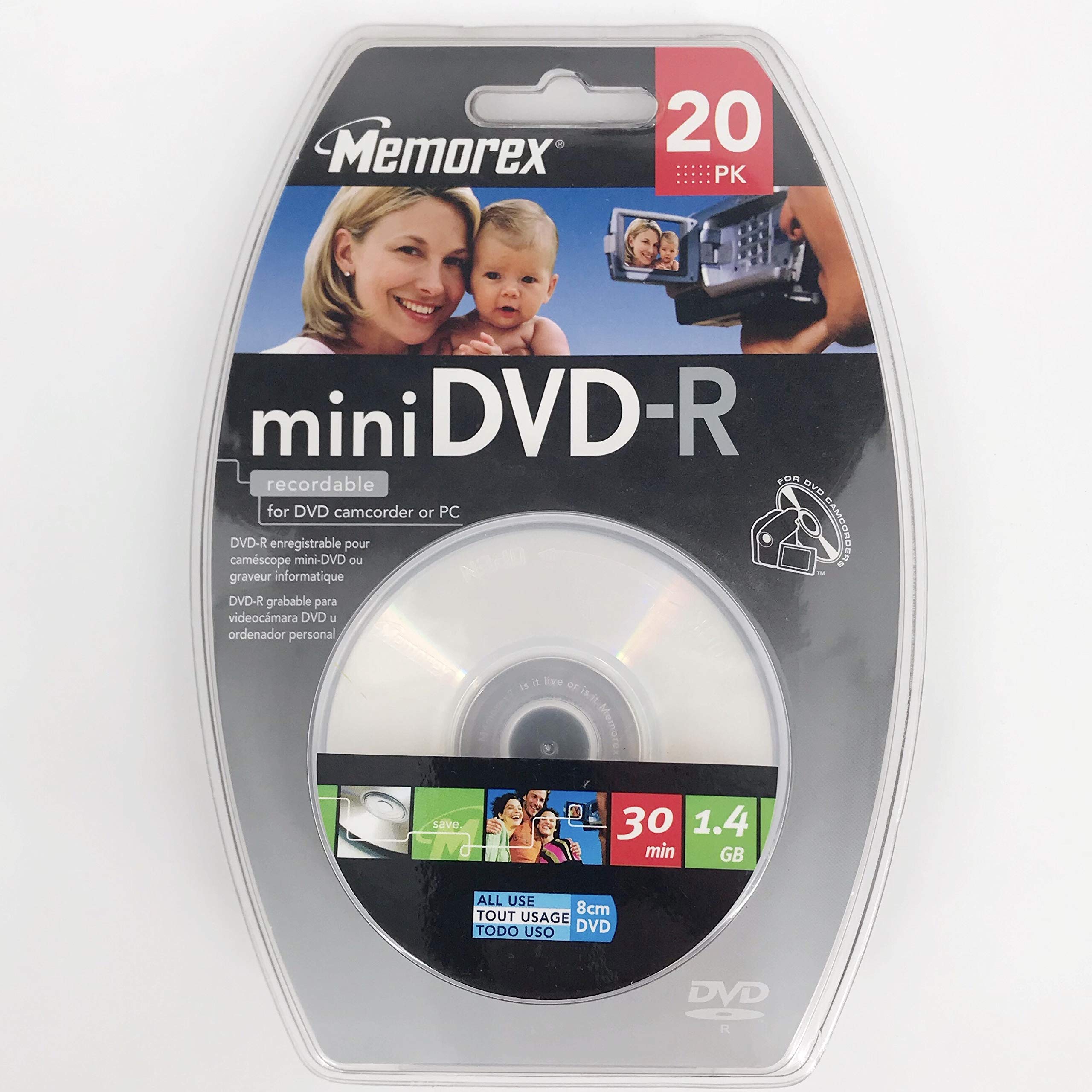 Imation Corp MEMOREX 20PK MINI DVD-R 4X (05673) -