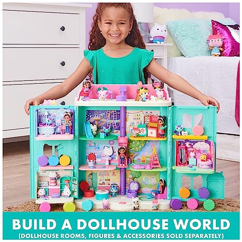 Gabby’s Dollhouse, 7-inch Cakey Cat Purr-ific Plush Toy, Kids Toys for Ages 3 and up