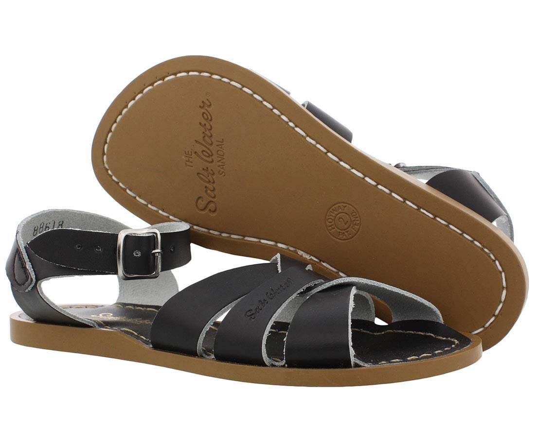 Salt Water Sandals by Hoy Shoe Original Sandal (Toddler/Little Kid/Big Kid/Women's), Black, 10 M US Toddler