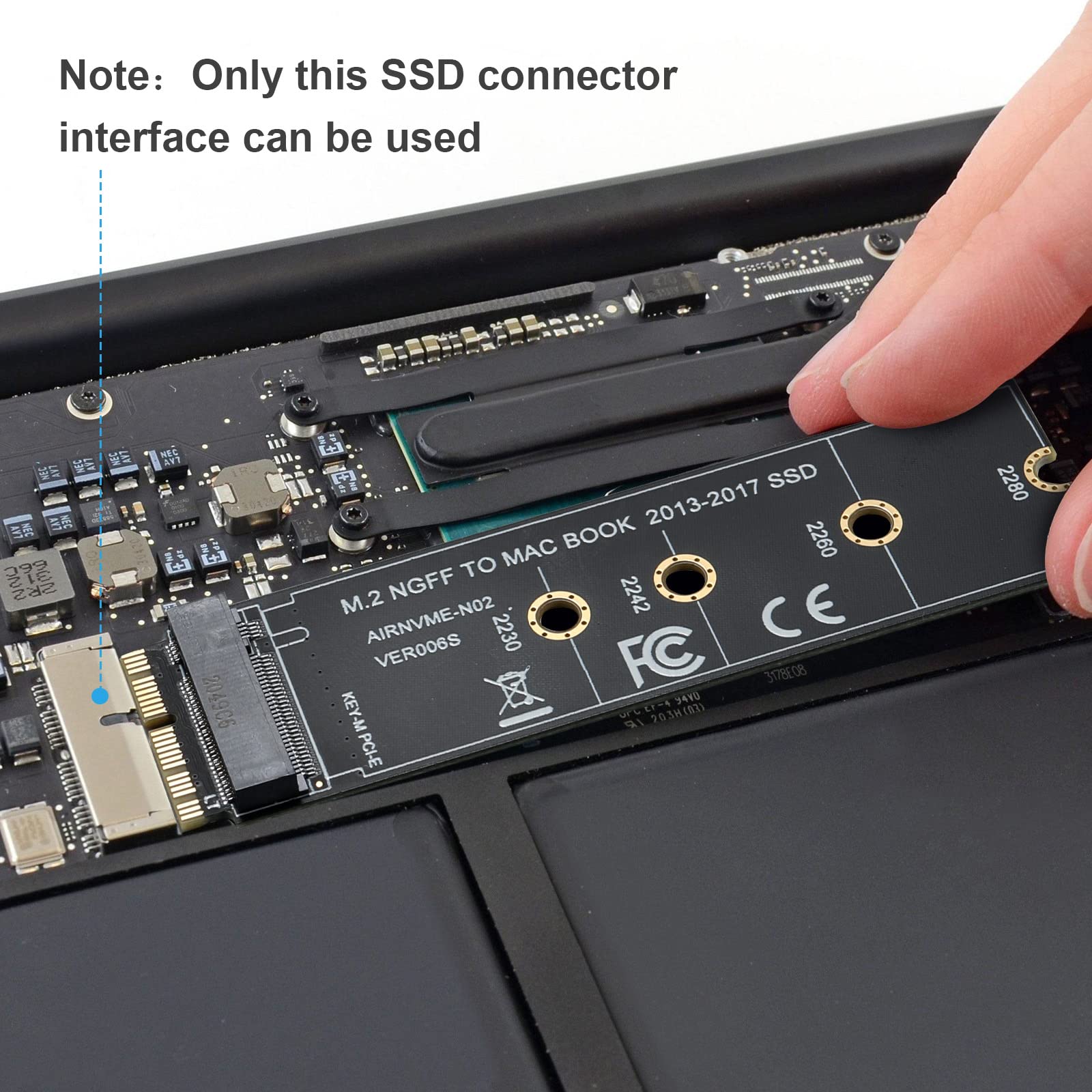 BEYIMEI mSATA to M.2 NGFF SSD B-Key Adapter Card,Connects M.2 NGFF SATA Solid State Disk to Mini SATA Motherboard,Supports M.2 NGFF 2280, 2260, 2242, 2230(NOT Support NVME SSD)