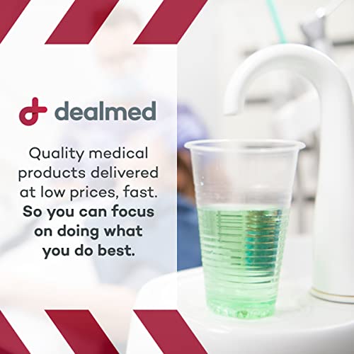 Dealmed 3 oz. Disposable Plastic Cups β 100% Recyclable Cups for Doctor's Offices, School Nurse's, Hospitals, at Home and More (Pack of 100)