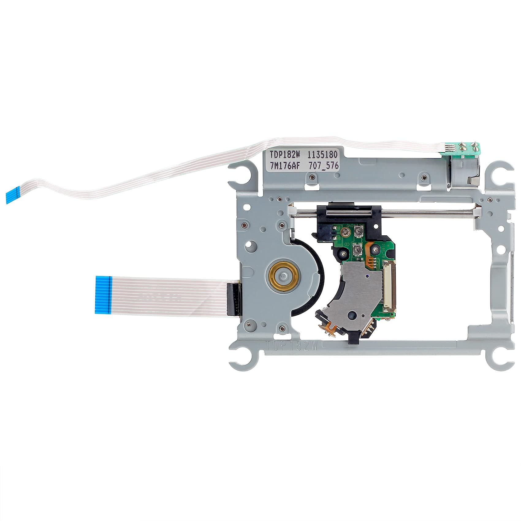 JOLANCO TDP182W Laser Deck Optical Drive Assembly for PS2 Slim SCPH-79000 7900X 7900# Series Sony Playstation 2 Slim Game Console Replacement,with Opening Tool