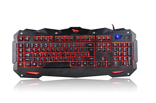 iMicro COBRA 110-Key LED Backlit USB Gaming Keyboard (IM-KBCOBV8)