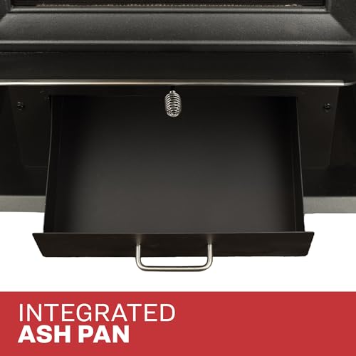 Ashley Hearth AW2520E-P 2,500 Sq. Ft. EPA Certified Pedestal Wood Burning Stove, Medium, Black