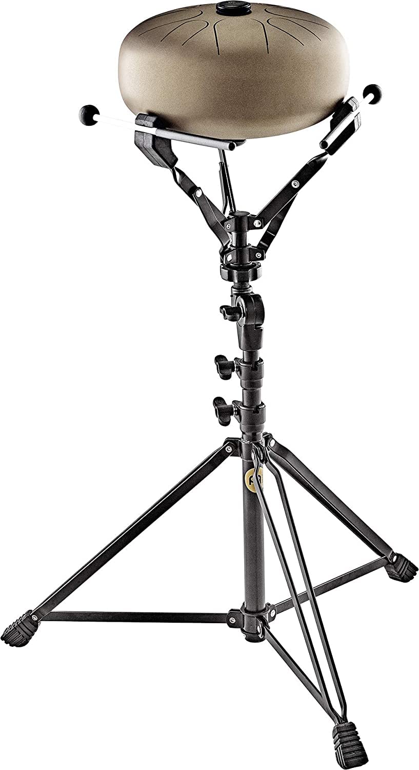 Meinl Sonic Energy Handpan Stand, Standard Size — Safely and Securely Holds Your Instrument at a Comfortable Level — NOT Made in China — Height and Angle Adjustable, 2-Year Warranty (HPS)