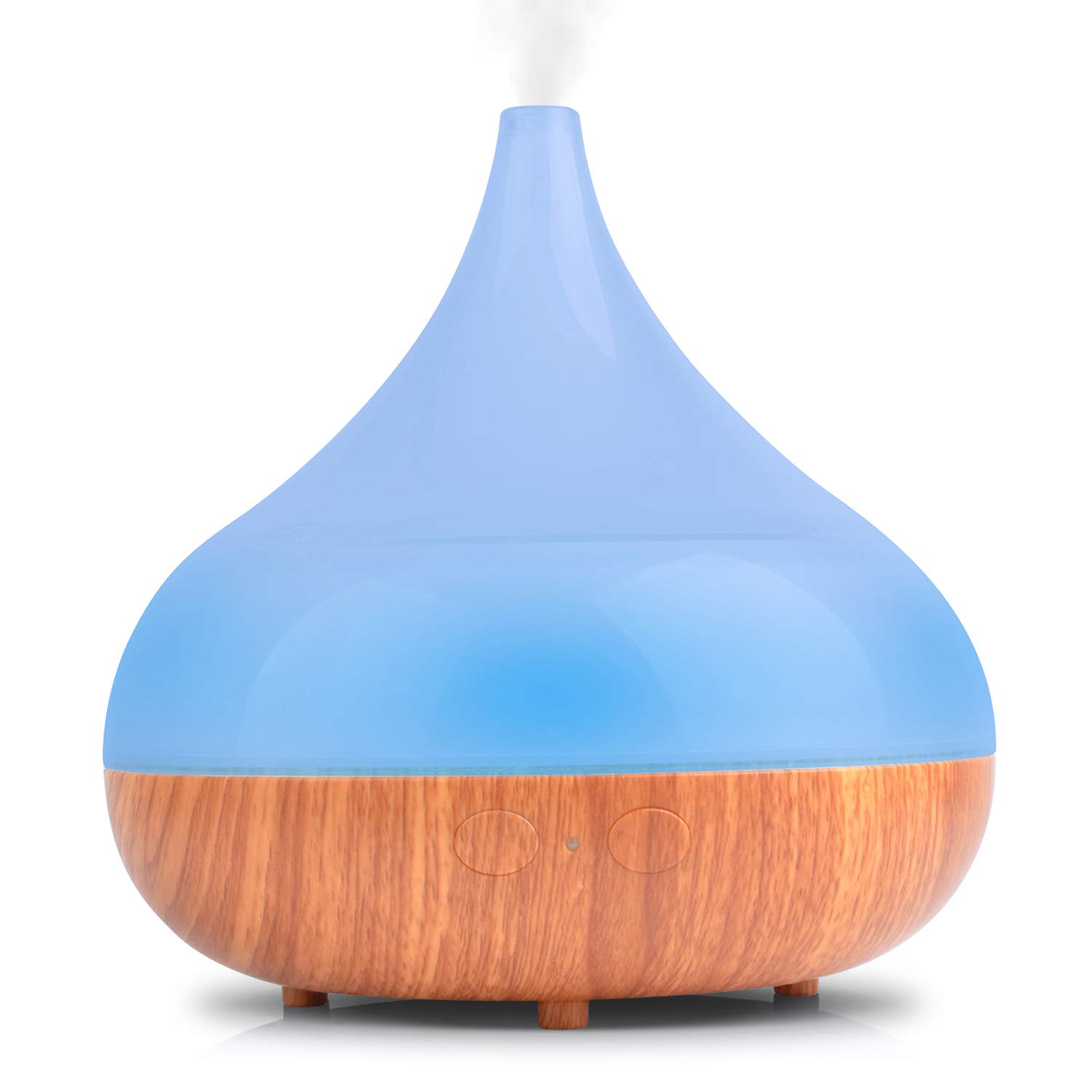ap airpleasure Humidifier with Diffuser and Nightlight, 400ml Essential Oil Diffuser, Adjustable Mist Mode Vaporizer, Waterless Auto-Off Safety Switch