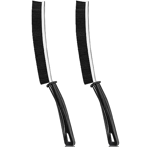 Crevice Brush Window Sink Cleaning Brush Crevice Cleaning Tools Bathroom Crevice Brush Long Crevice Brush Hard Bristle Brush Kitchen Tile Handheld Crevice Cleaning Brush Supplies (2PCS)