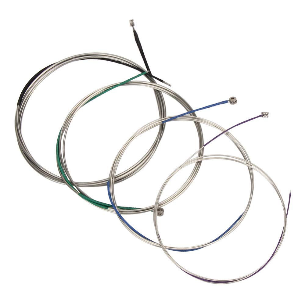 Imelod Cello strings Full Set (A-D-G-C) Universal Steel Core Nickel-Chromium Wound with Nickel-plated Ball End for 4/4 3/4 1/2 1/4 Cellos