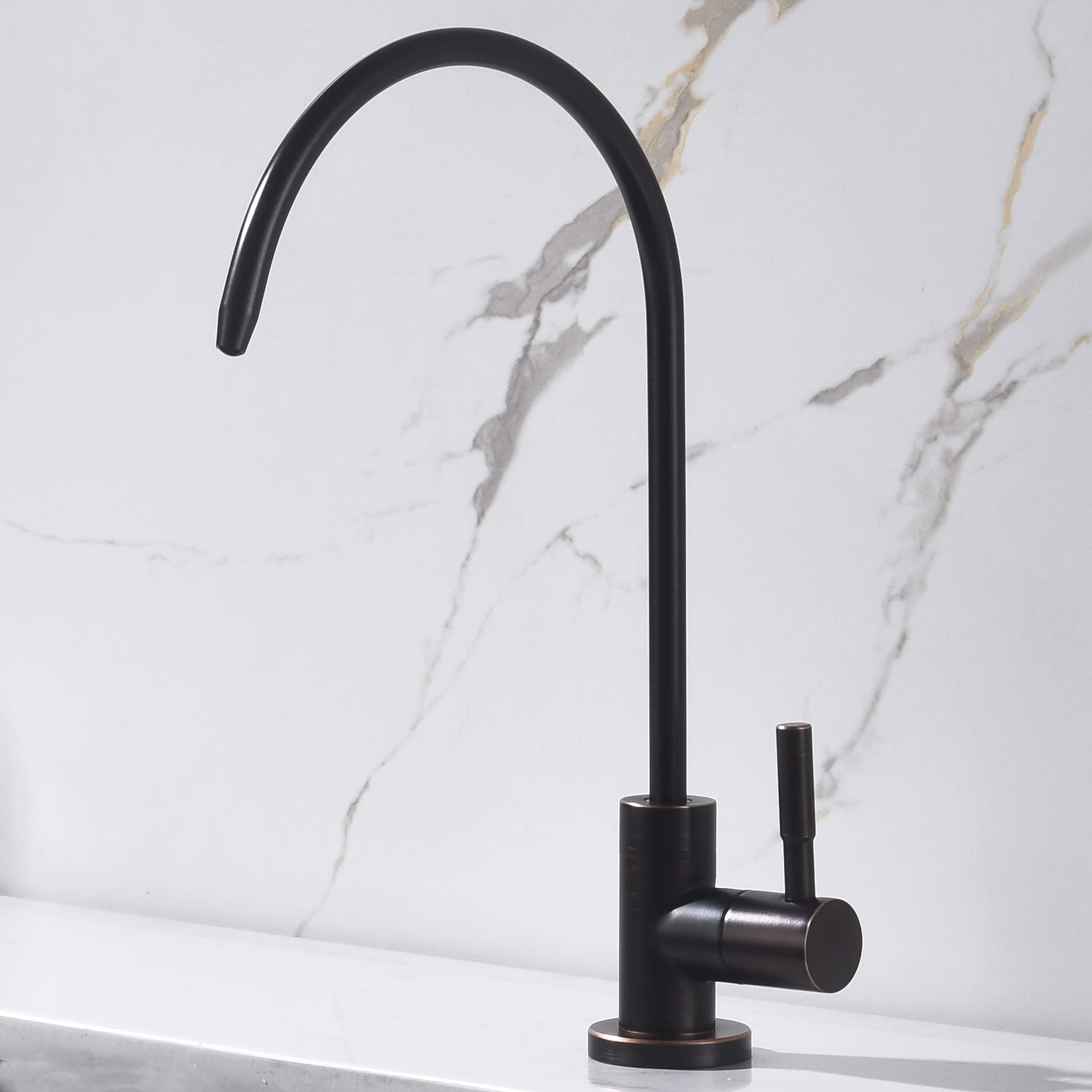 Apaix Drinking Water Faucet Oil Rubbed Bronze, Kitchen Water Purifier Faucet for Non-Air Gap Reverse Osmosis Water Filter System