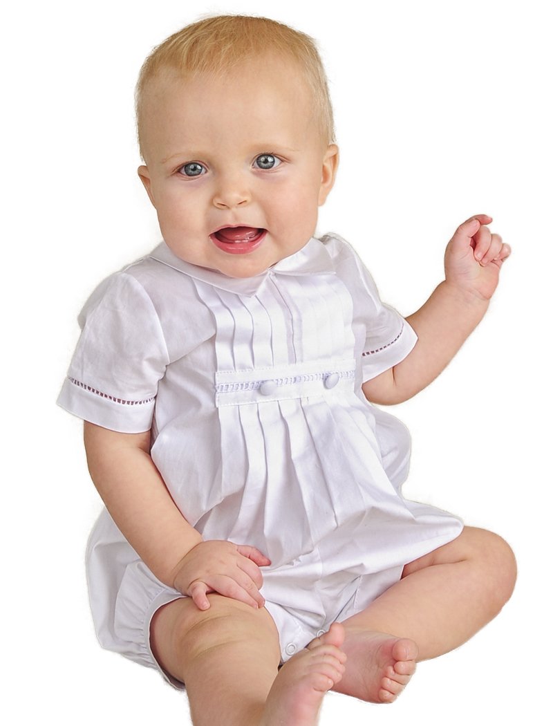 One Small Child David 9 Months Christening Baptism Blessing Outfit for Boys White