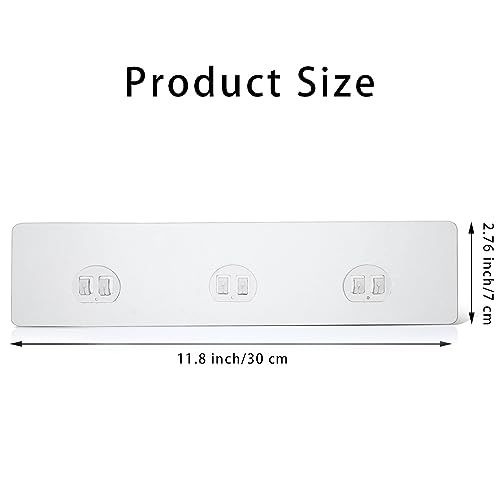 Ouligay 2PCS Shower Caddy Adhesive Hooks Replacement No Drilling Shower Wall Caddy Hooks Strong Sticker Hooks Corner Shower Caddy Adhesive Sticker for Bathroom Shower Caddy